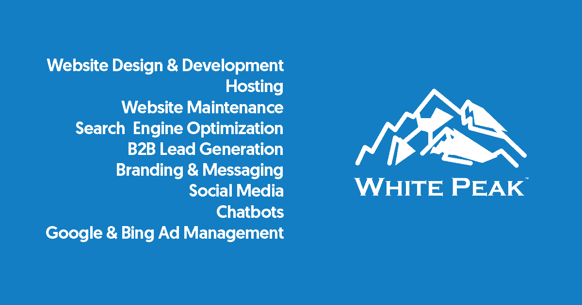 White Peak | 5-Star Rated Reno Digital Marketing Agency